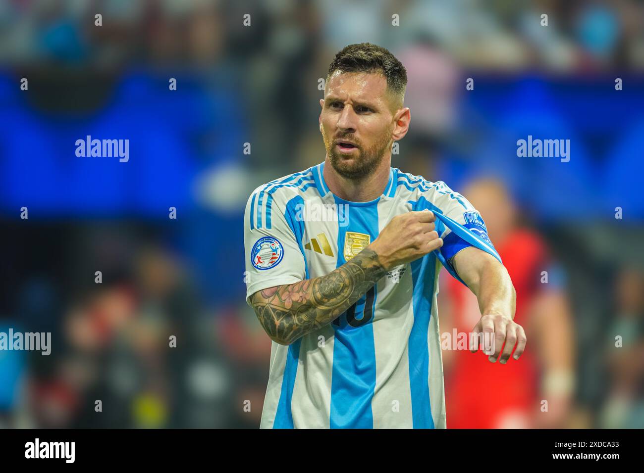 Atlanta, Georgia, USA, June 20, 2024, Argentina forward Lionel Messi ...