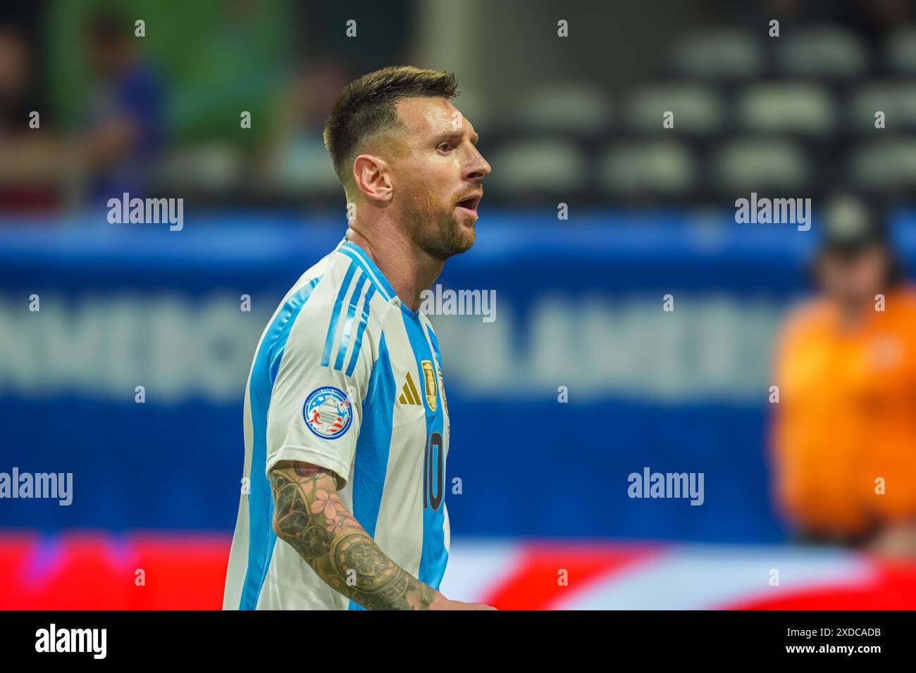 Atlanta, Georgia, USA, June 20, 2024, Argentina forward Lionel Messi ...