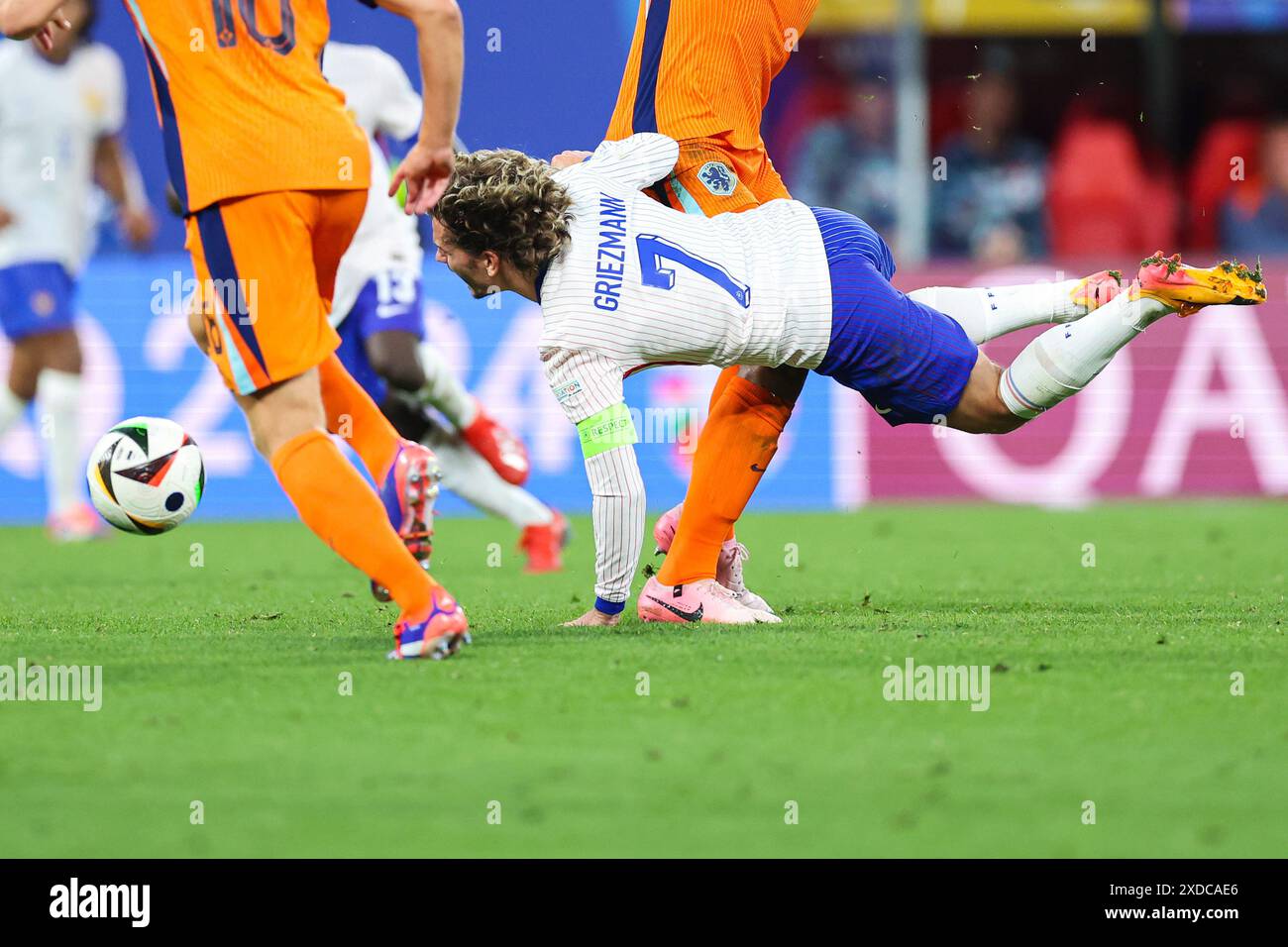 Leipzig, Germany. 21st June, 2024. Antoine Griezmann of France during the UEFA EURO 2024 group ...
