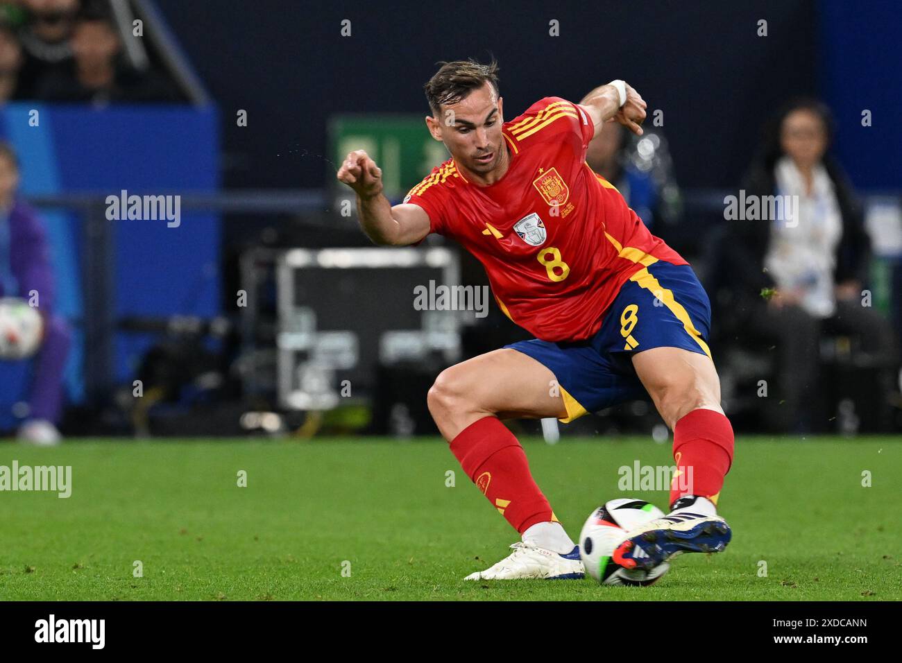Fabian Ruiz (8) of Spain pictured during a soccer game between the ...