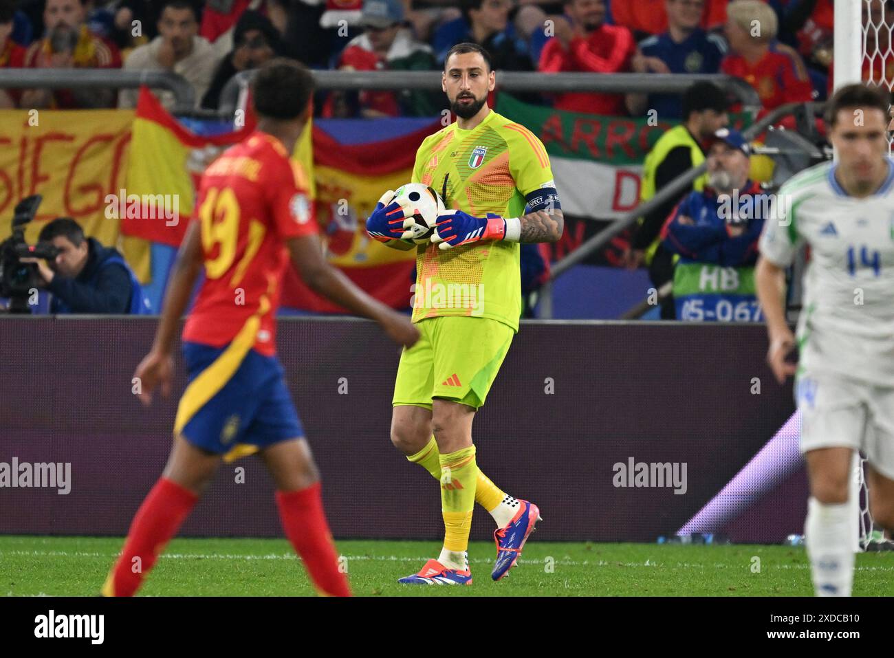 goalkeeper Gianluigi Donnarumma (1) of Italy pictured during a soccer ...