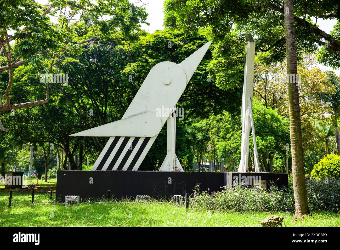 Cali, Colombia - June 17, 2024: Monument to the River Birds created by ...