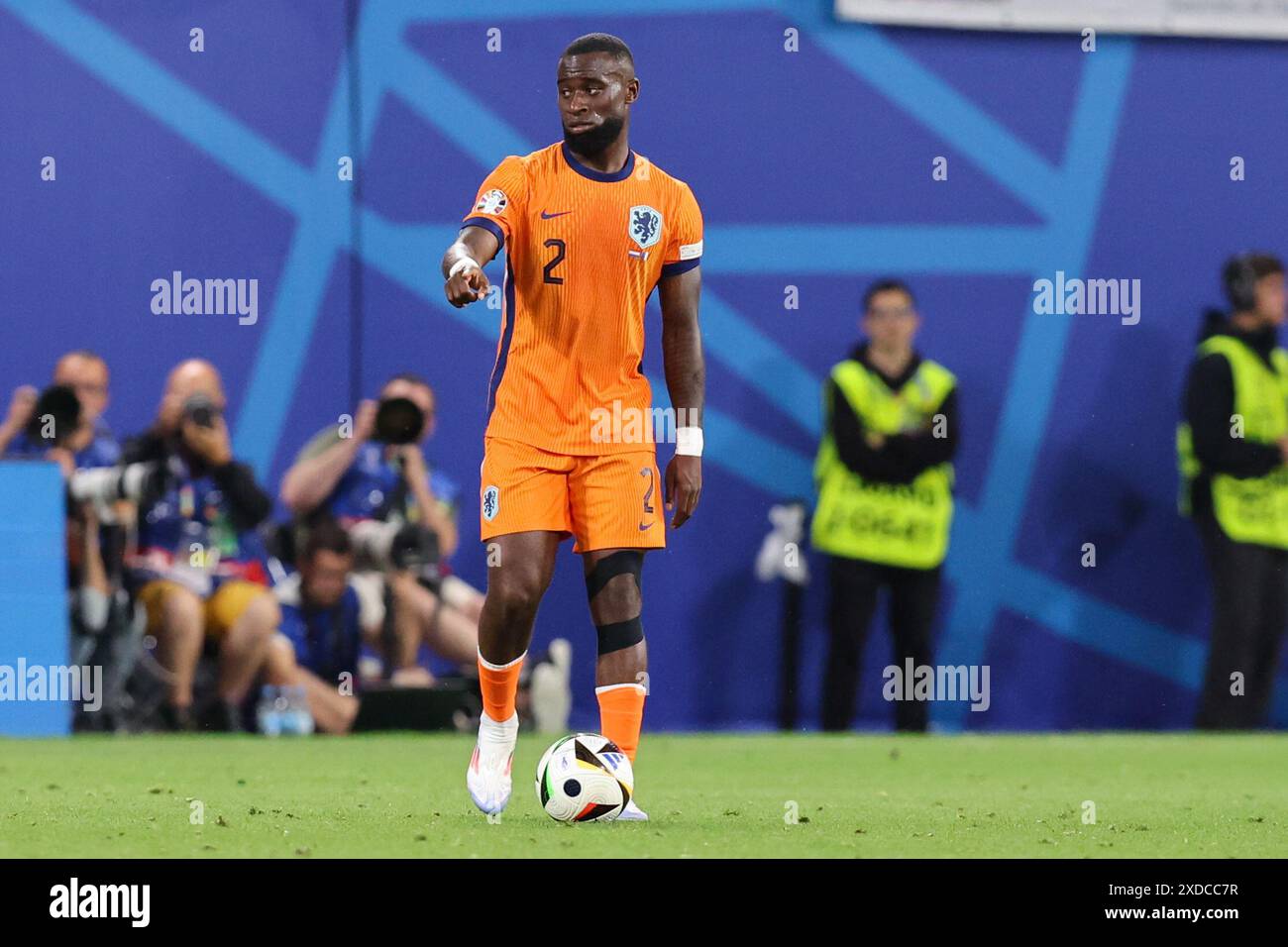 LEIPZIG, GERMANY - JUNE 21: Lutsharel Geertruida of the Netherlands in ...