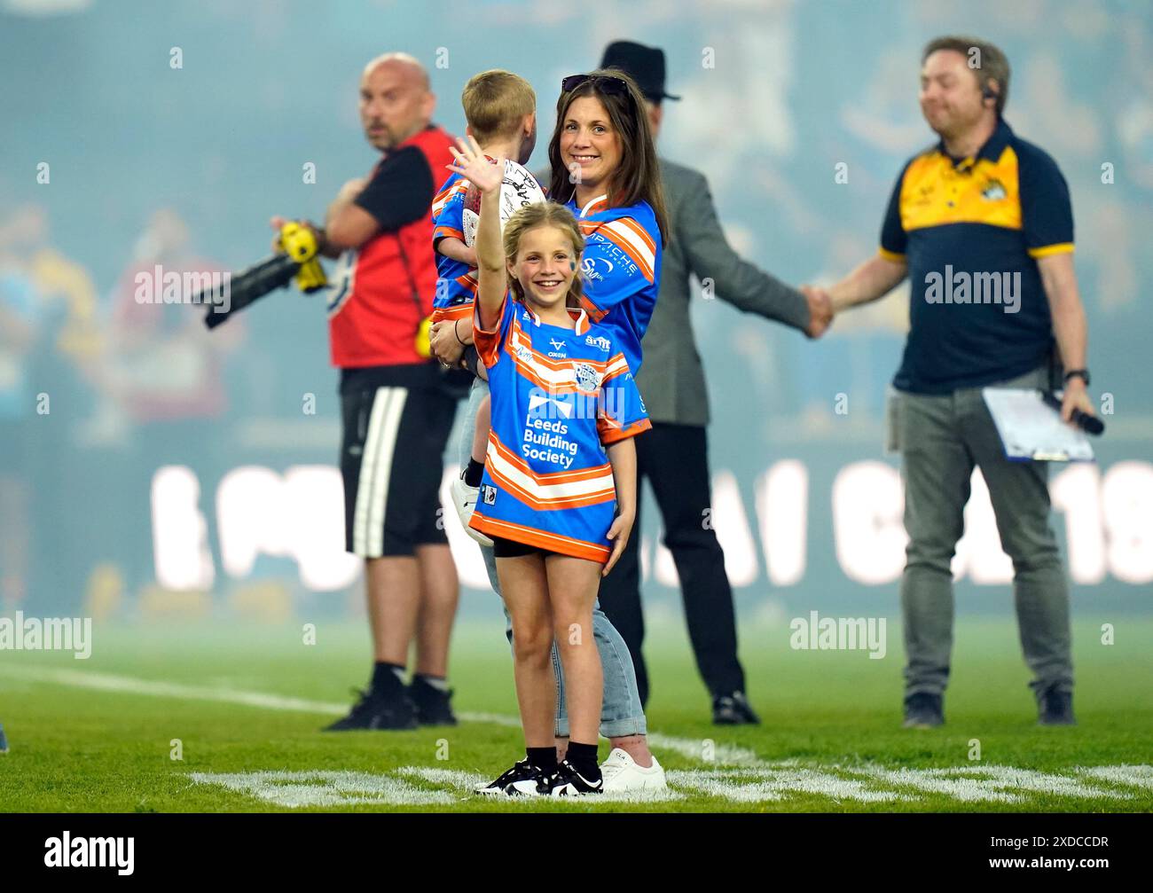 Lindsey Burrow, wife of former Leeds Rhinos player Rob Burrow, and ...