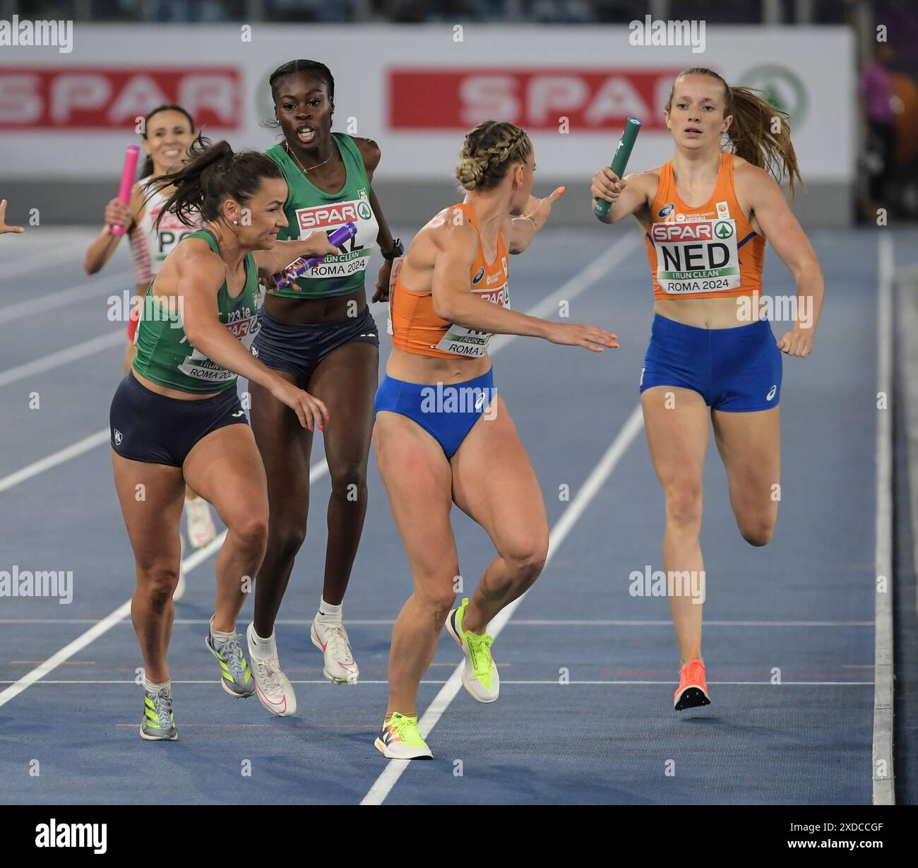 Rhasidat Adeleke and Phil Healy of Ireland competing in the women’s ...