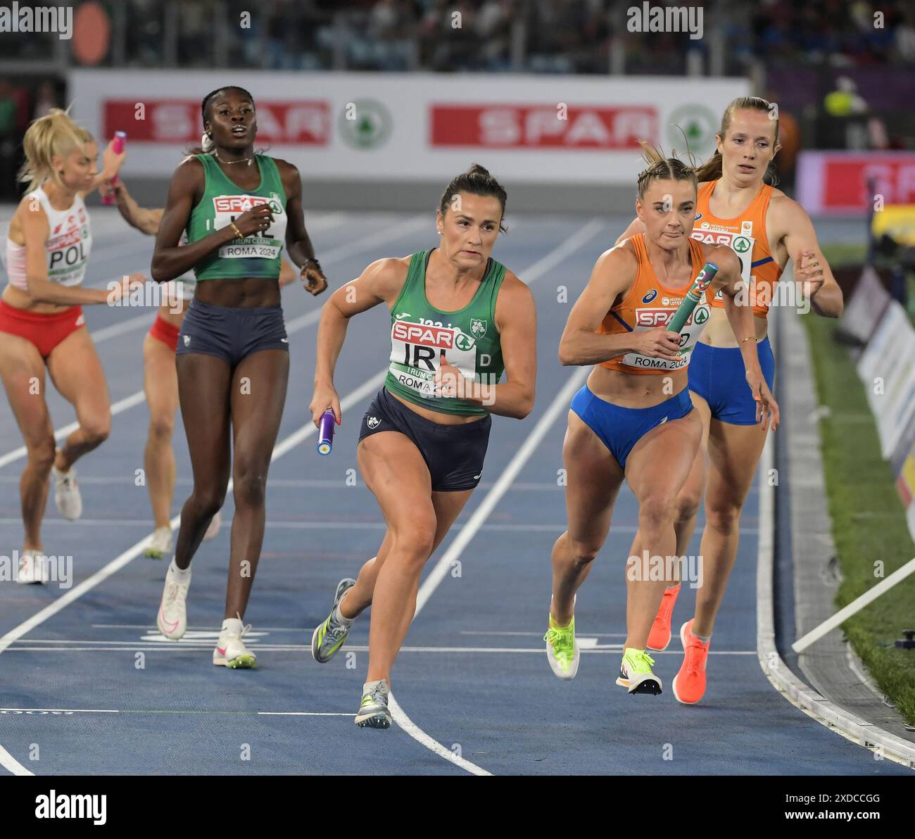 Rhasidat Adeleke and Phil Healy of Ireland competing in the women’s ...