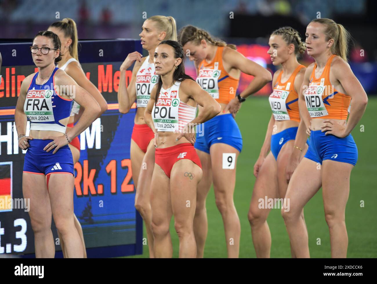 Women’s 4x400m relay final at the European Athletics Championships ...