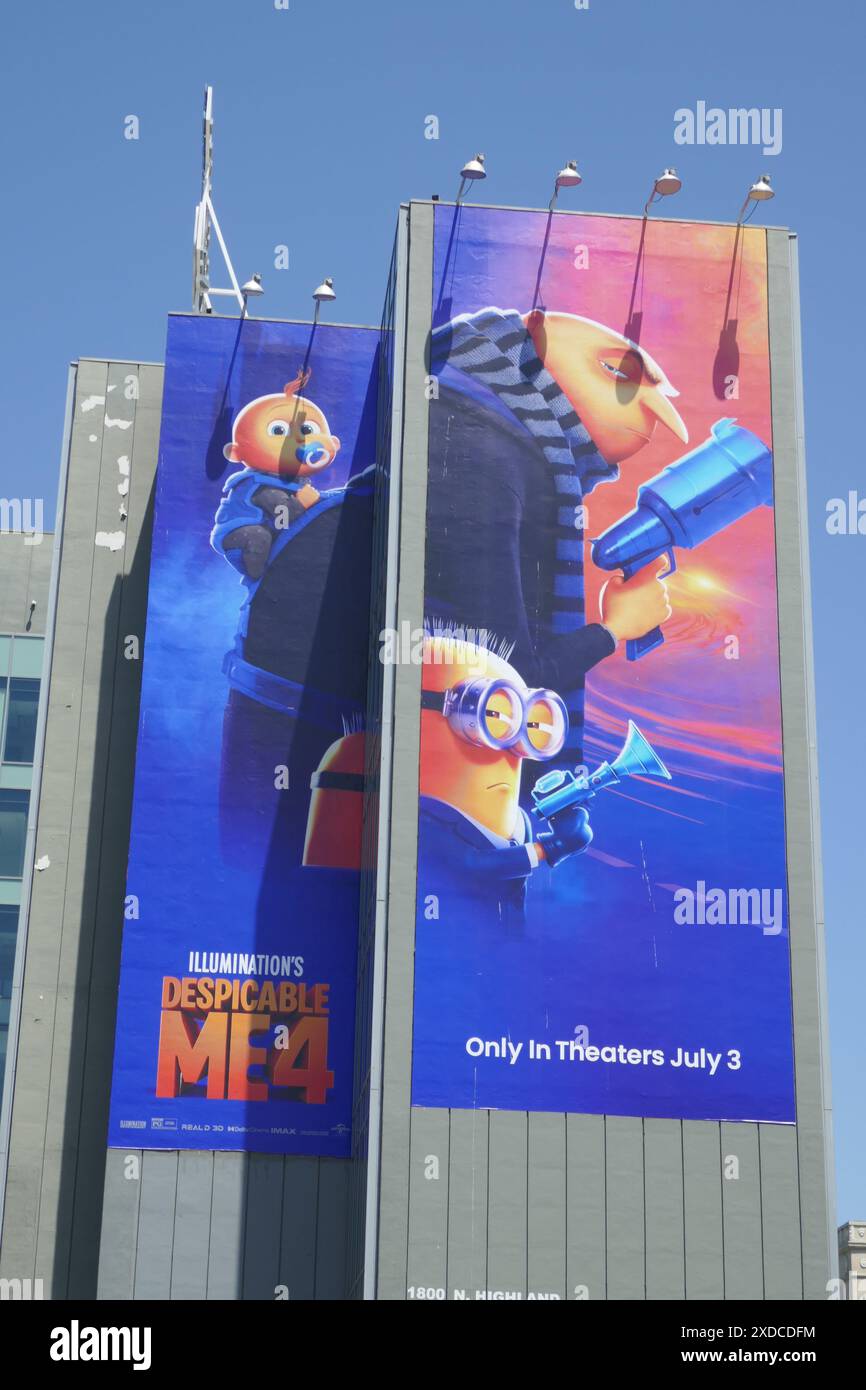 Los Angeles, California, USA 20th June 2024 Despicable Me 4 Billboard ...