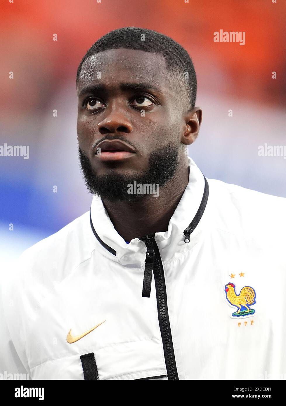 France's Dayot Upamecano before the UEFA Euro 2024 Group D match at the ...