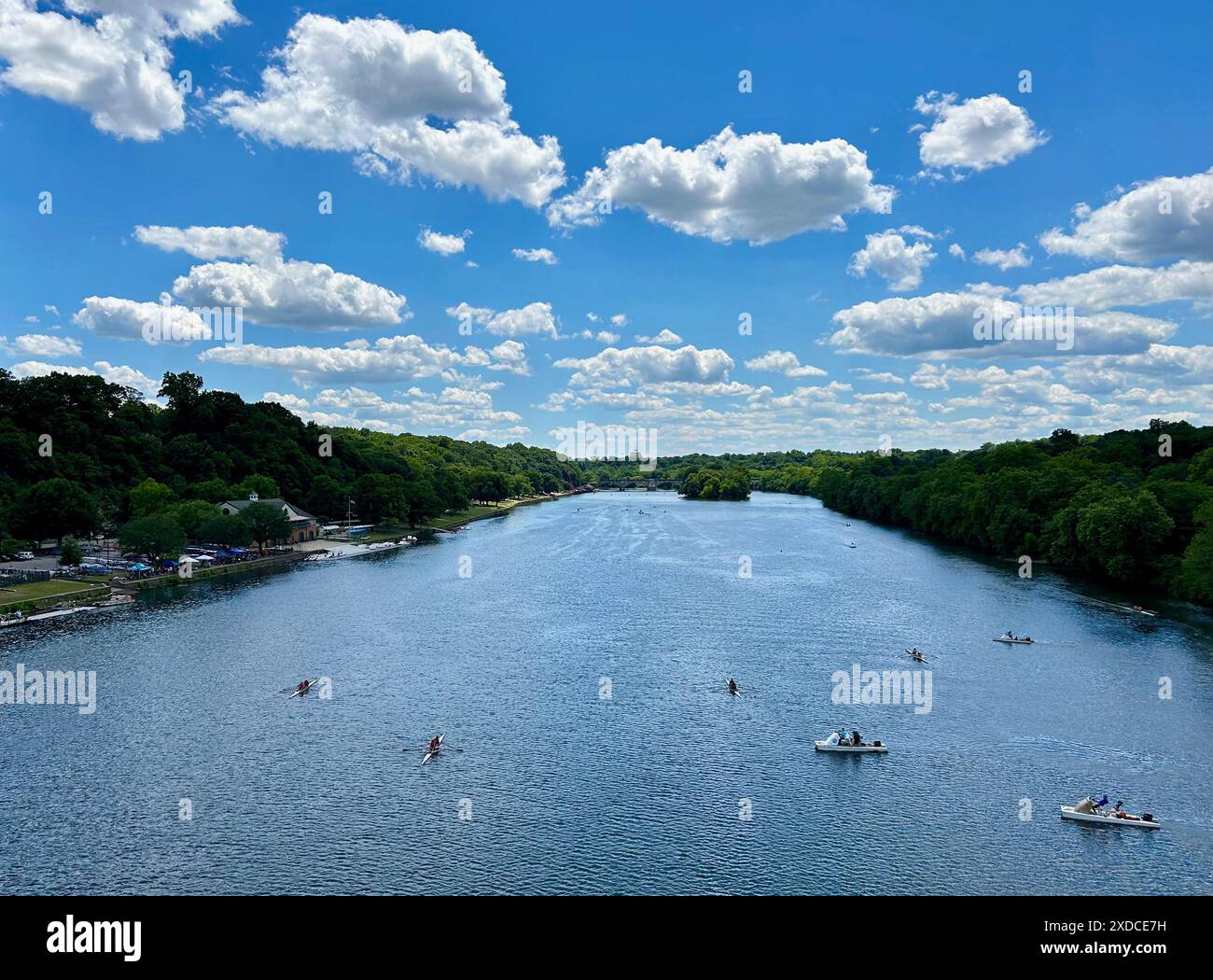 Rowers in the Schuylkill Navy Regatta in Philadelphia, PA, get set for ...