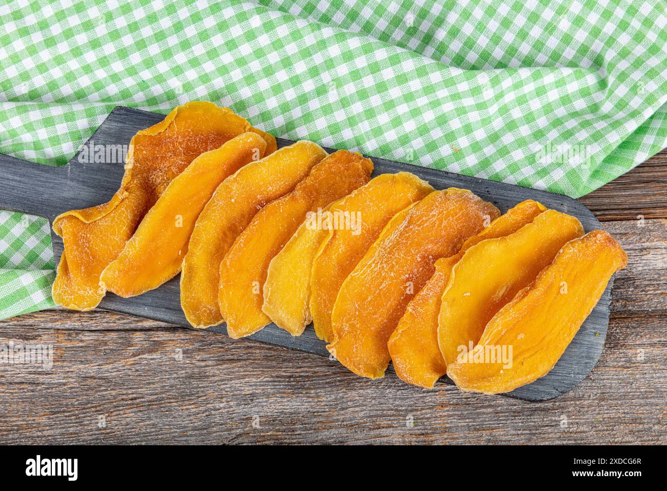Sliced Dried Mango, Dried Fruit. Candied fruits, mango pieces ...