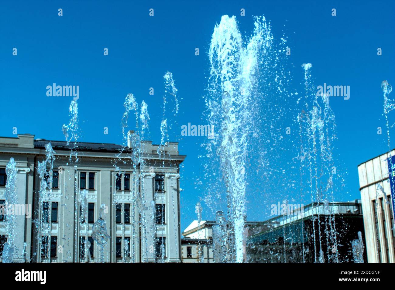 water fountain in Riga Stock Photo - Alamy