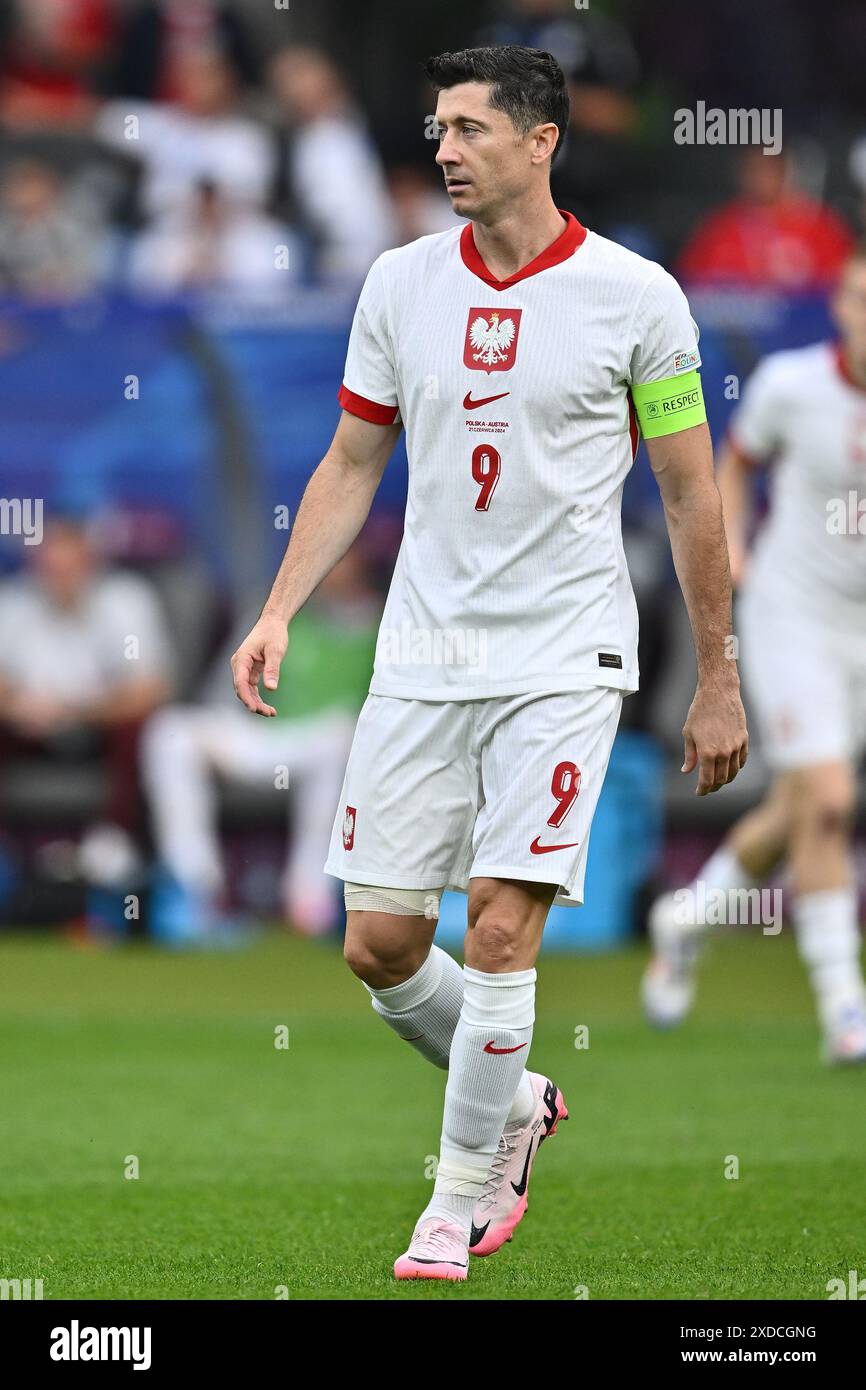 BERLIN, GERMANY - JUNE 21: Robert Lewandowski of Poland enters the ...