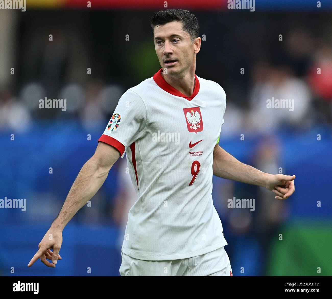 BERLIN, GERMANY - JUNE 21: Robert Lewandowski of Poland during to the ...