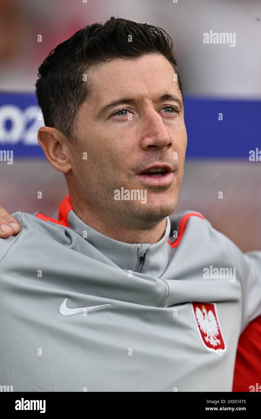 BERLIN, GERMANY - JUNE 21: Robert Lewandowski of Poland look on during ...
