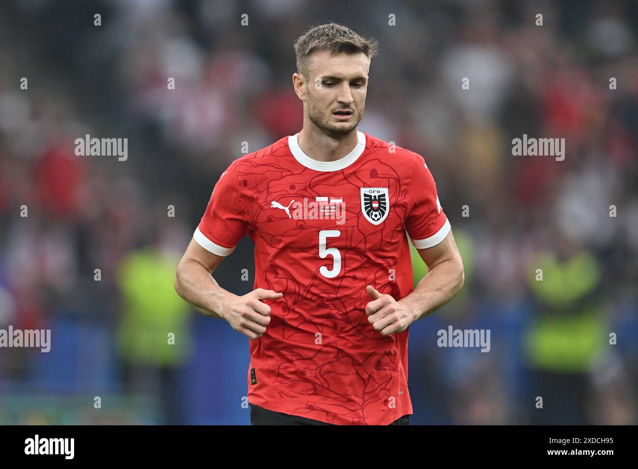 BERLIN, GERMANY - JUNE 21: Stefan Posch of Austria during to the UEFA ...