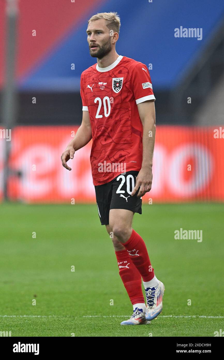 BERLIN, GERMANY - JUNE 21: Konrad Laimer of Austria during to the UEFA ...