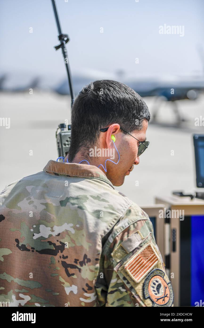 Weapons Airmen from the 163d Attack Wing, based at March Air Reserve ...