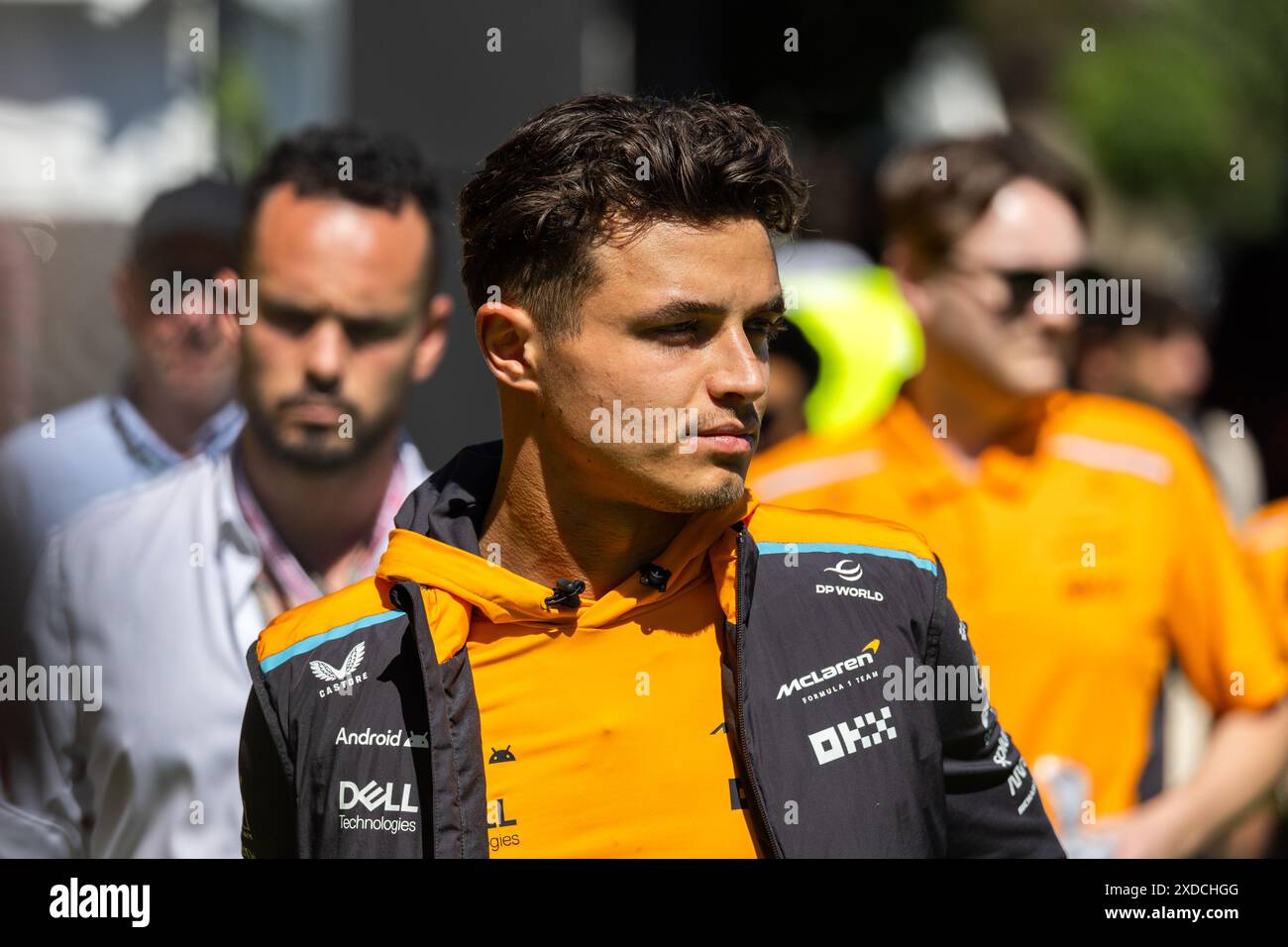 Circuit de Catalunya, Barcelona, Spain. 21.June.2024; Lando Norris of ...