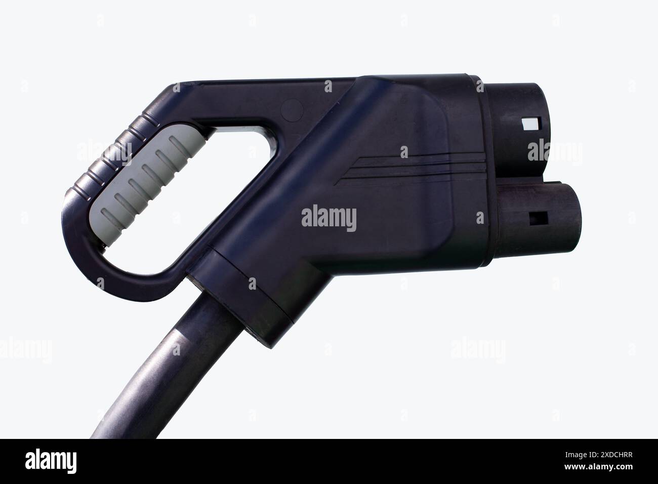 Electric Vehicle Charging Connector Close-Up Stock Photo - Alamy