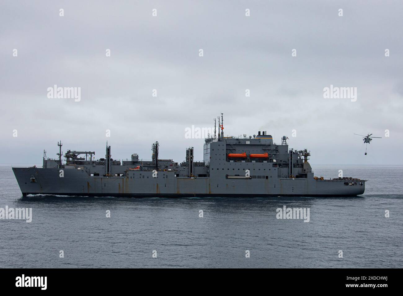 240609-N-IT121-1018 PACIFIC OCEAN (June 9, 2024) The Henry J. Kaiser ...
