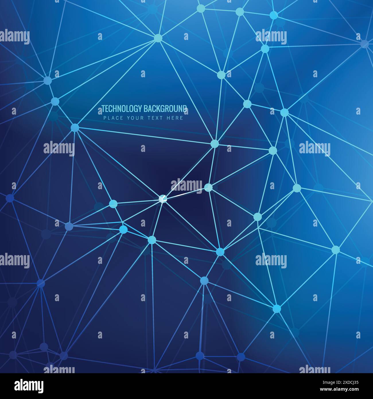 blue technology background vector design illustration Stock Vector ...