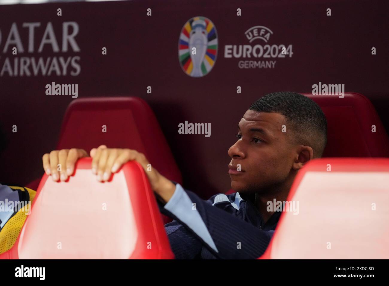 Leipzig, Germany. 21st June, 2024. Kylian Mbappe of France before the ...