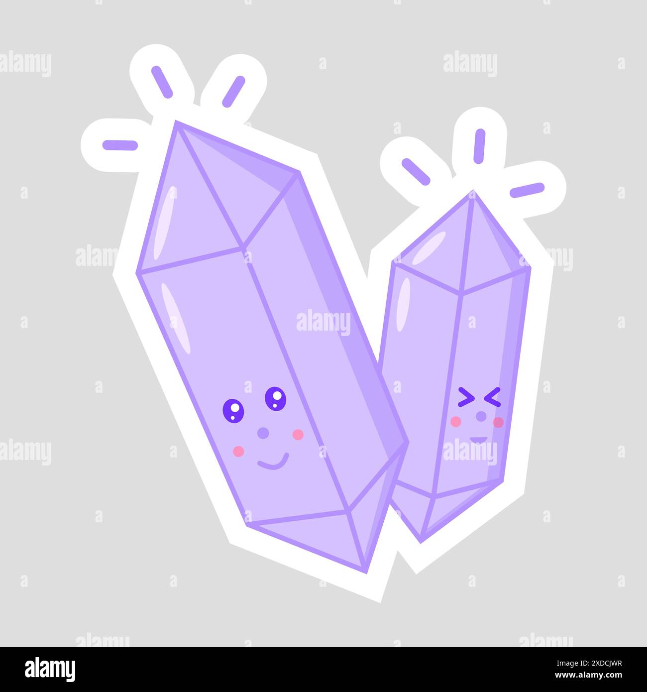 Crystal healing stone Stock Vector Images - Alamy