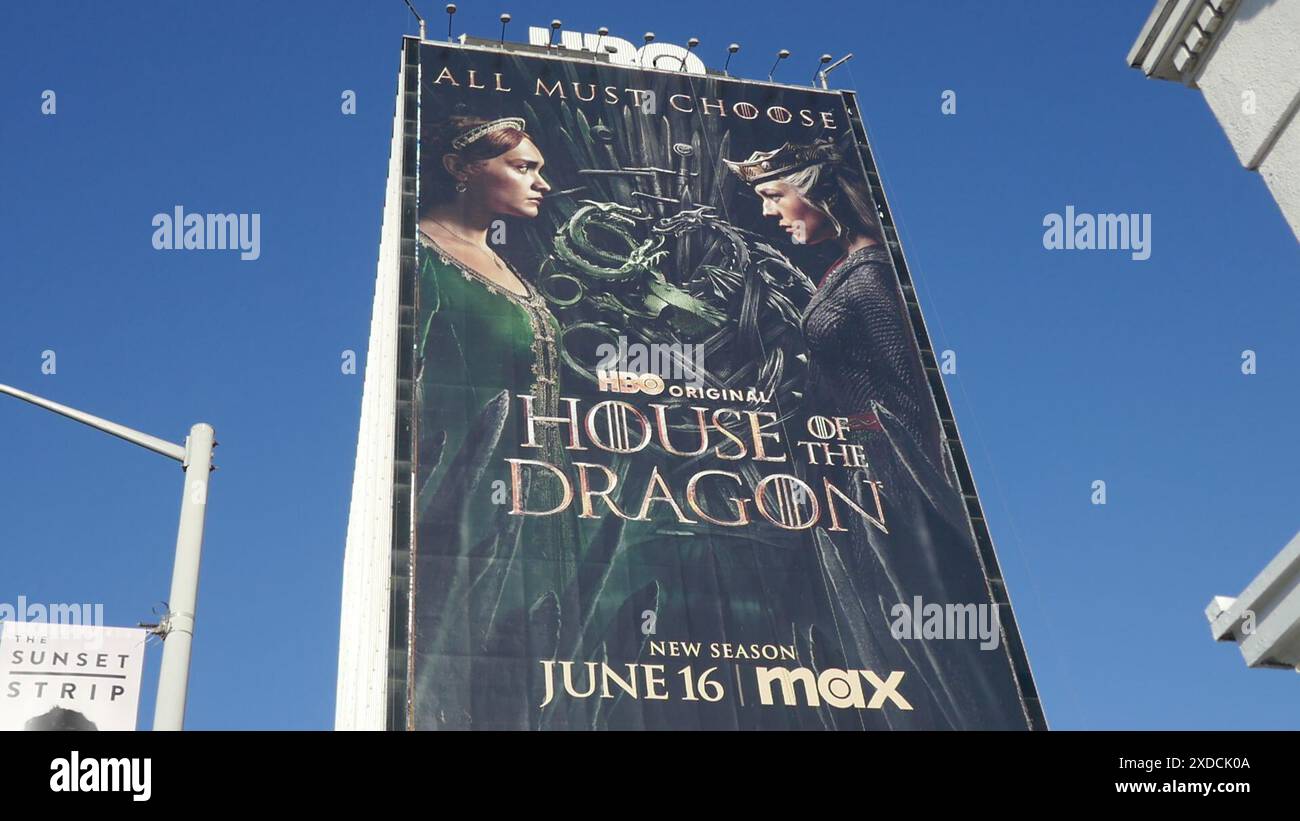 Los Angeles, California, USA 20th June 2024 House of the Dragon HBO ...