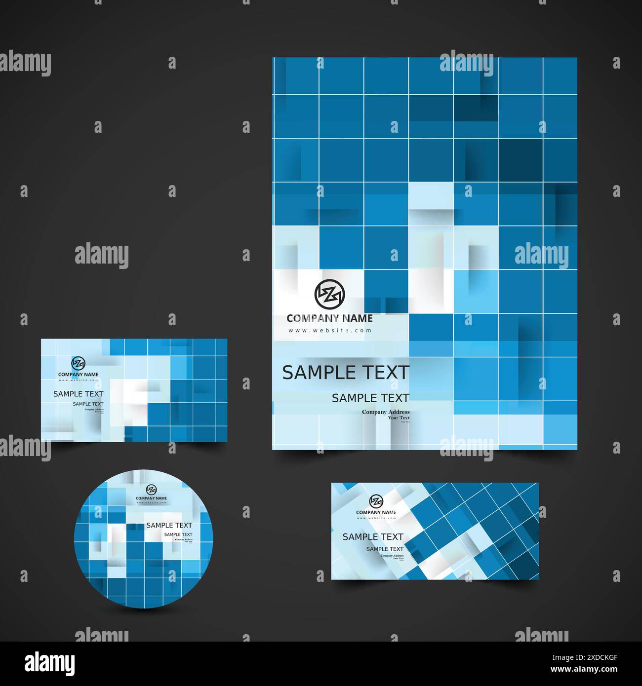 Blank stationery letterhead pencil Stock Vector Images - Alamy