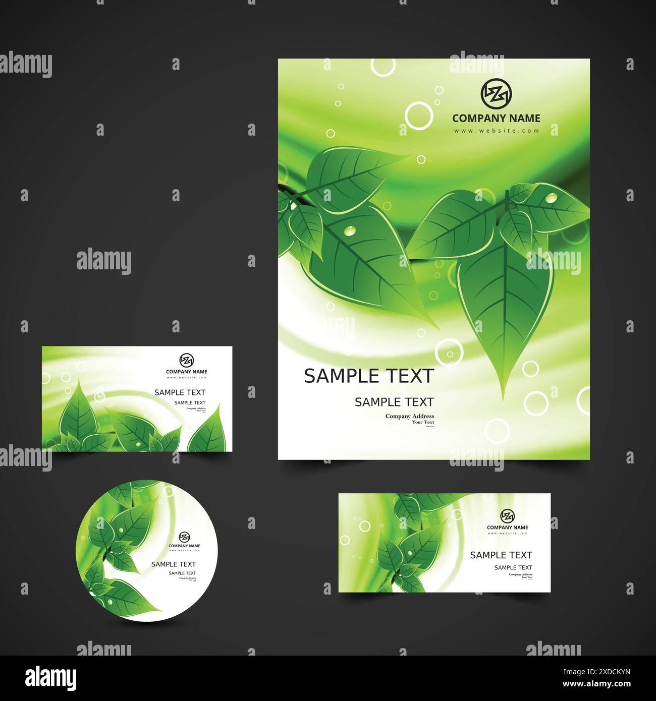 Blank stationery letterhead pencil Stock Vector Images - Alamy