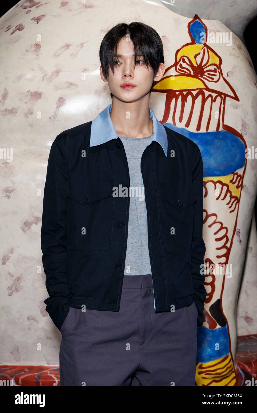 Paris, France. 21st June, 2024. Yeonjun attends DIOR Men Spring/Summer ...