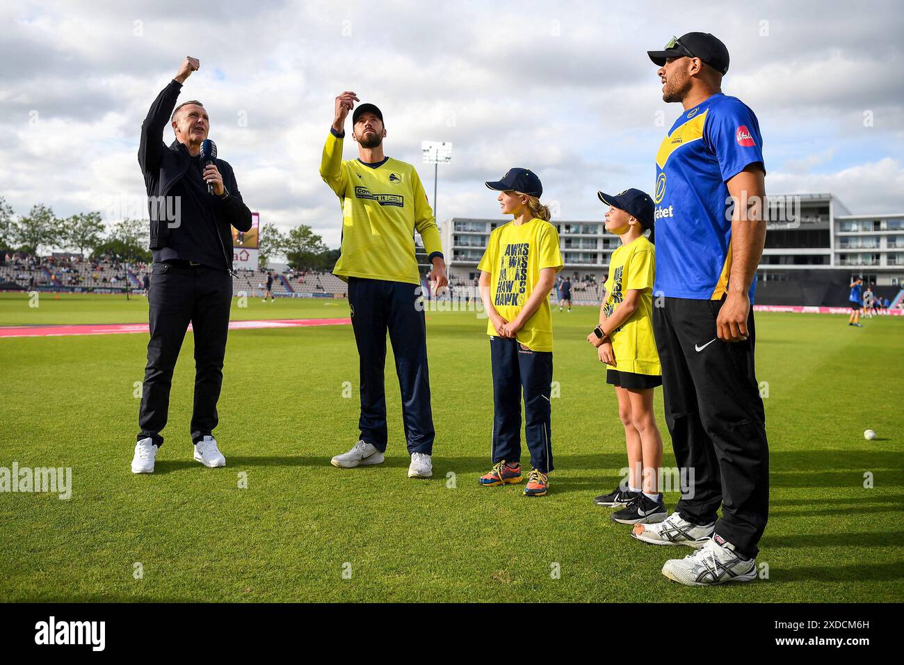 Southampton, UK. 21 June 2024. Sky Presenter and ex Hampshire Captain ...