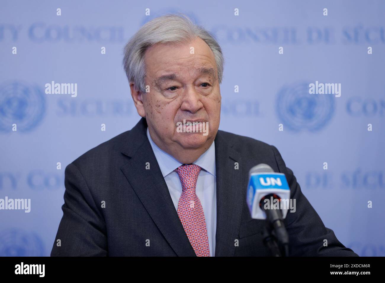 United Nations, New York, USA, June 21, 2024 - UN Secretary-General ...