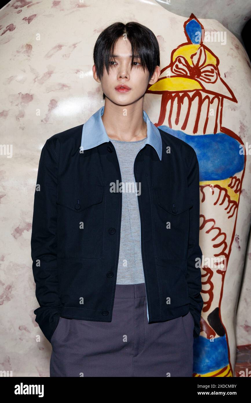 Paris, France. 21st June, 2024. Yeonjun attends DIOR Men Spring/Summer ...