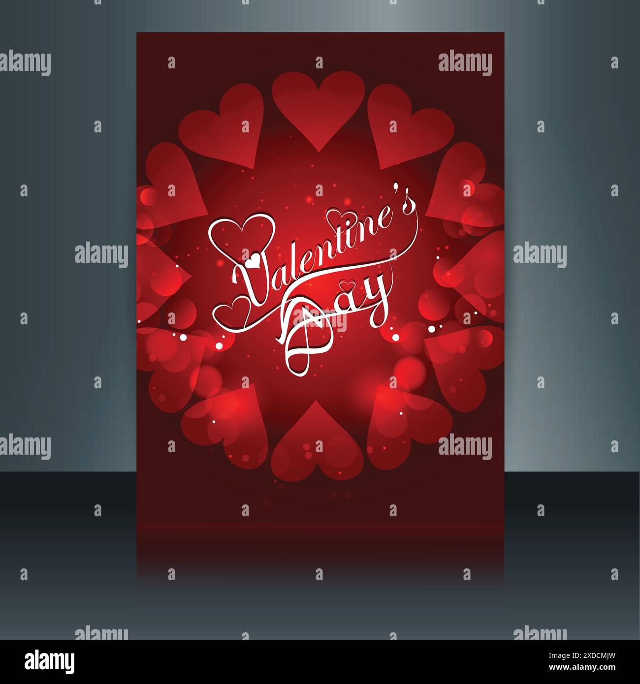 love brochure design Stock Vector Image & Art - Alamy