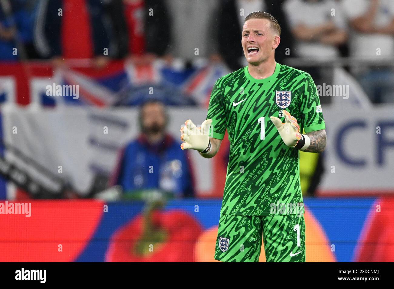 GELSENKIRCHEN - England goalkeeper Jordan Pickford during the UEFA EURO ...