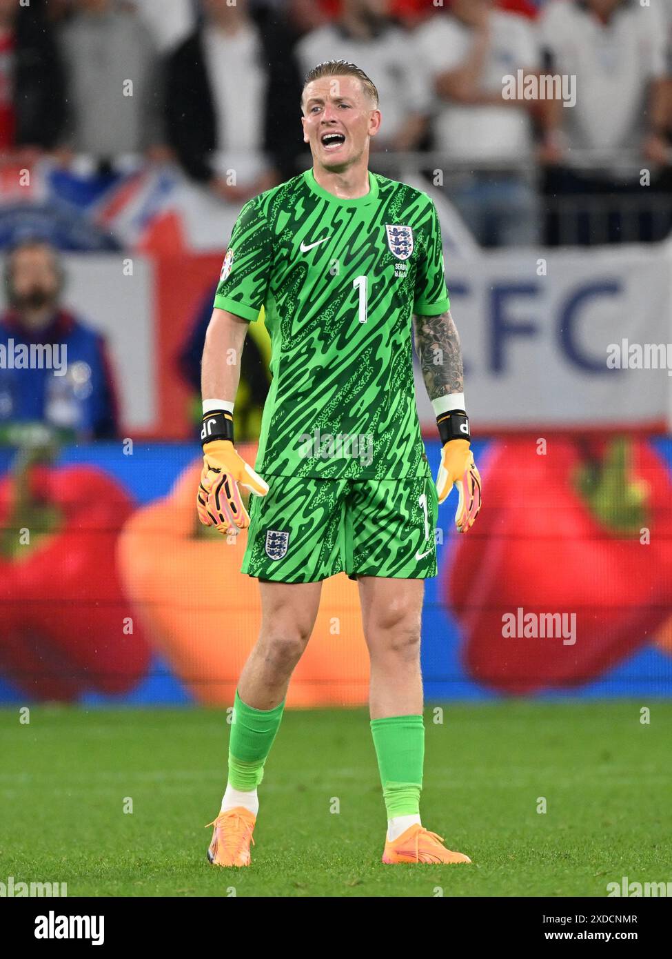 GELSENKIRCHEN - England goalkeeper Jordan Pickford during the UEFA EURO ...