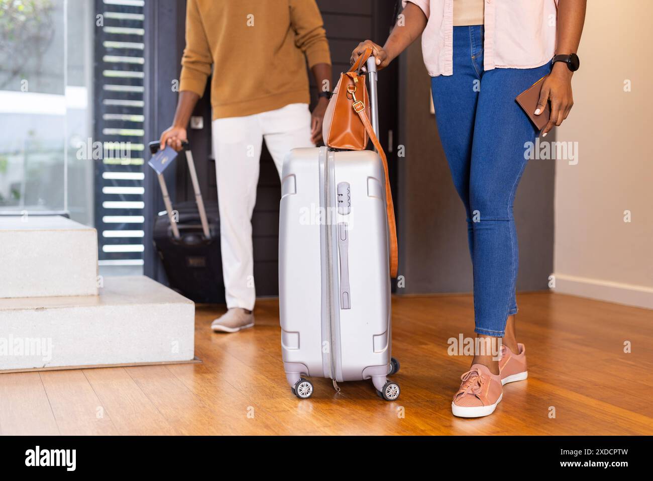 Excited young man entering hi-res stock photography and images - Alamy