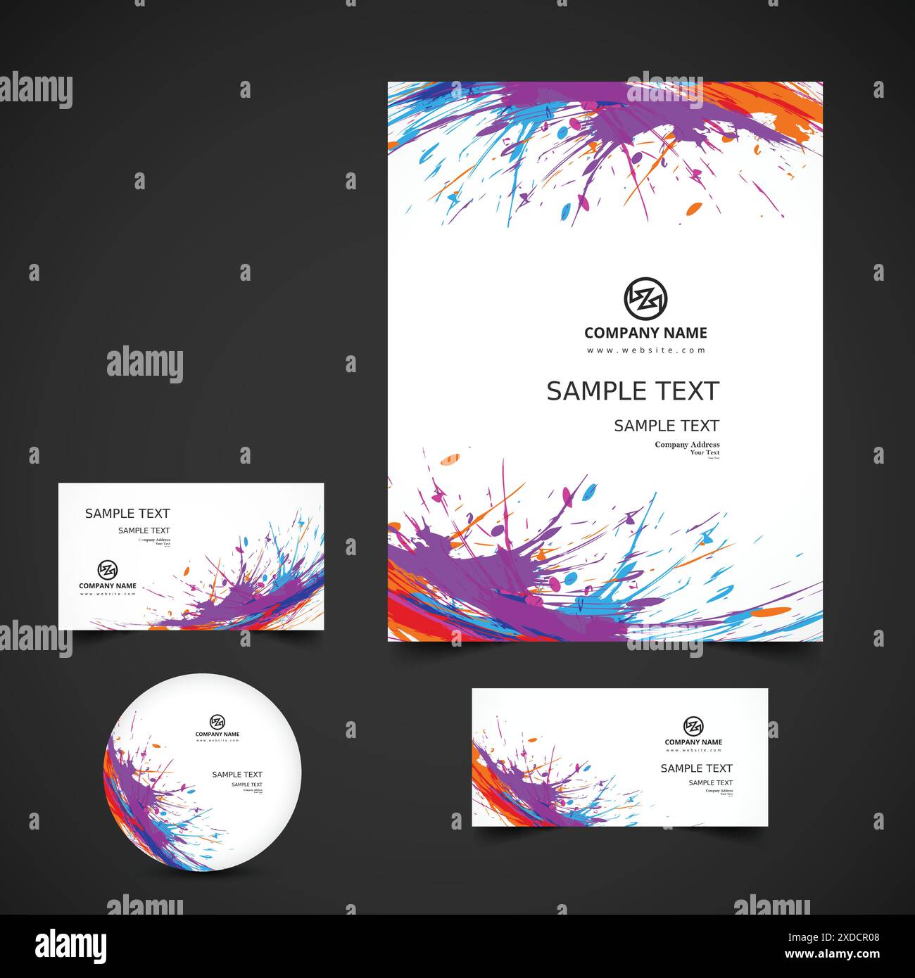 Splashed vector vectors hi-res stock photography and images - Alamy