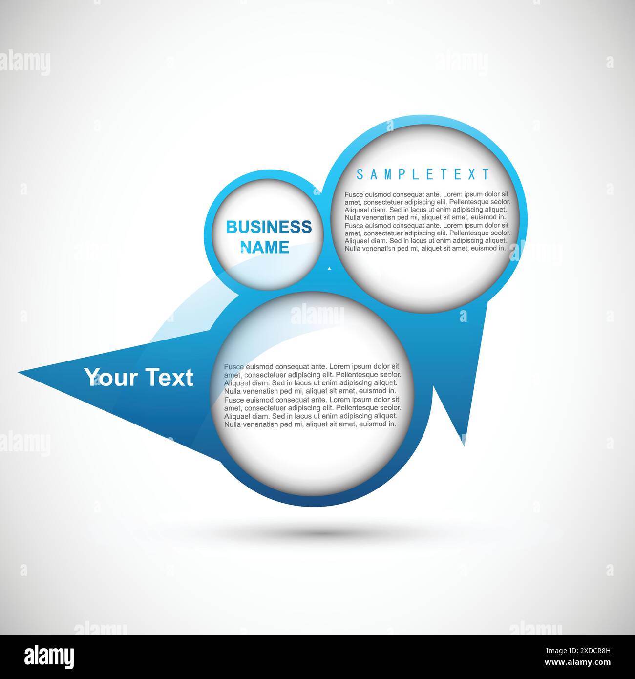 blue infographic vector design illustration Stock Vector Image & Art ...