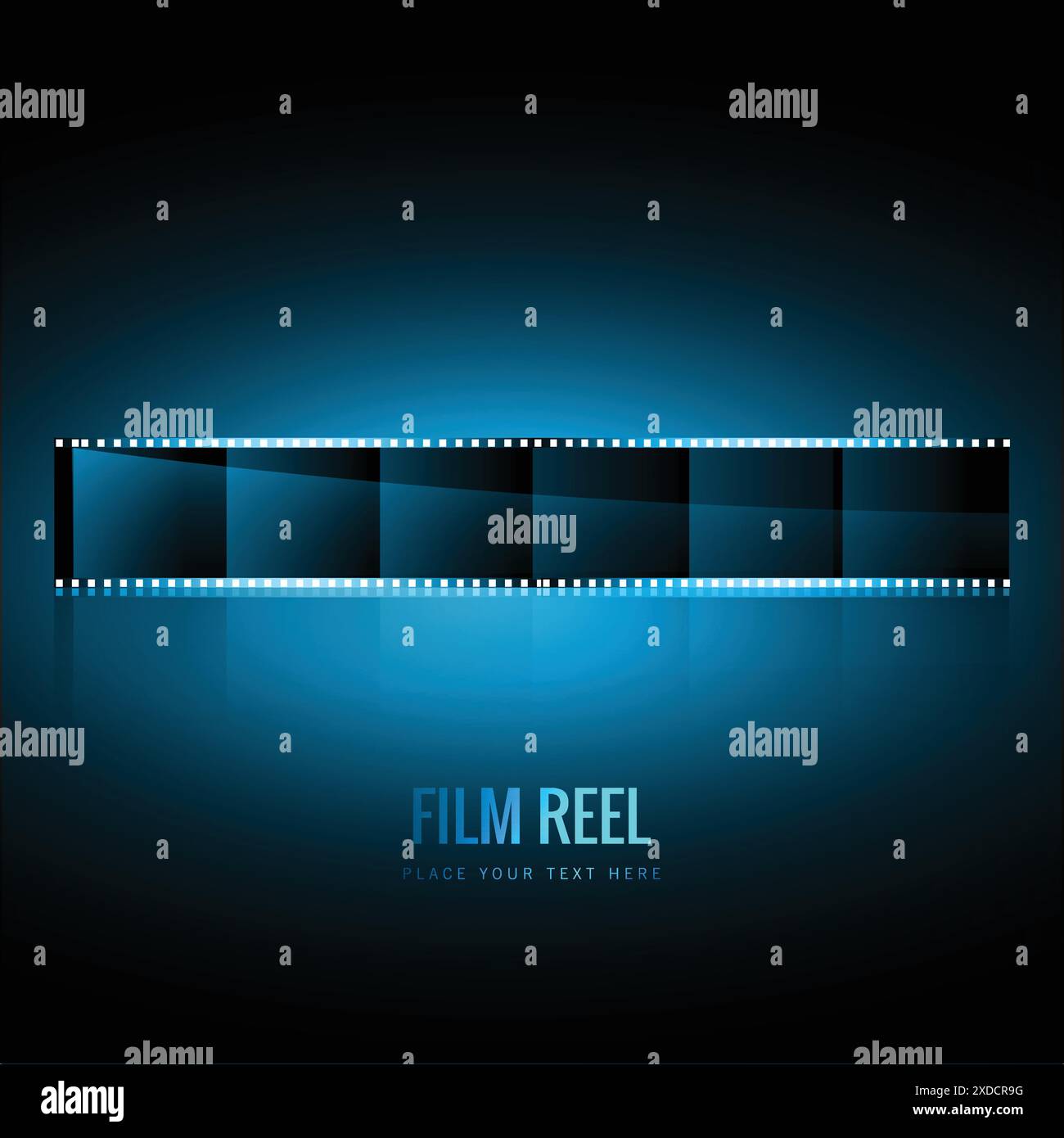 film reel background vector design illustration Stock Vector Image ...