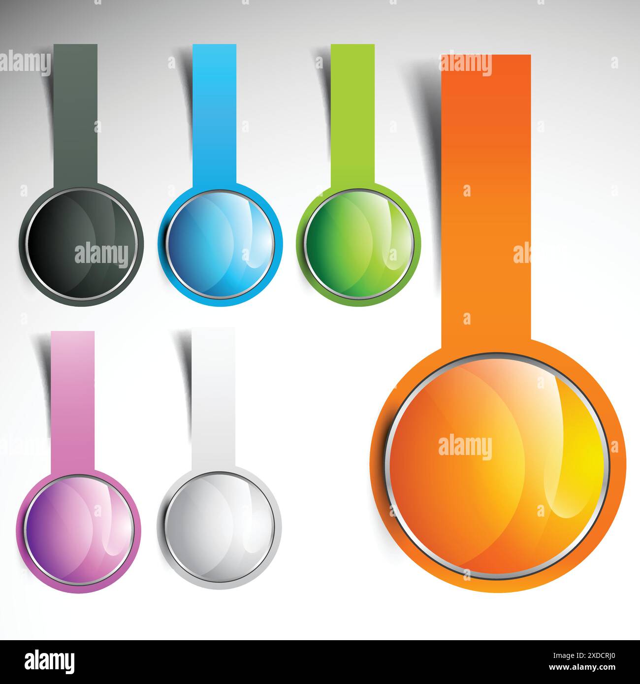 colorful labels vector design illustration Stock Vector Image & Art - Alamy