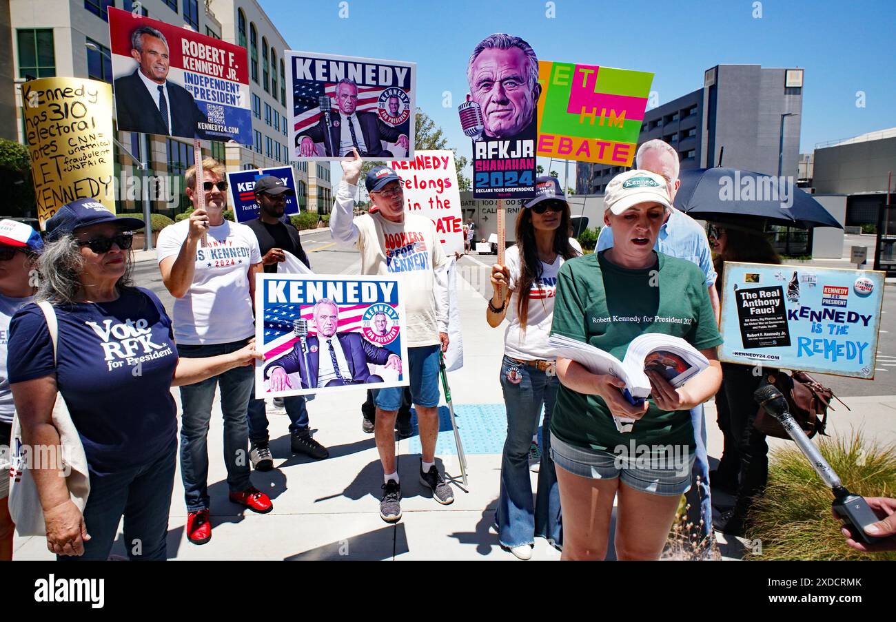 June 21 2024, Los Angeles, California. Peaceful Protest On Robert ...