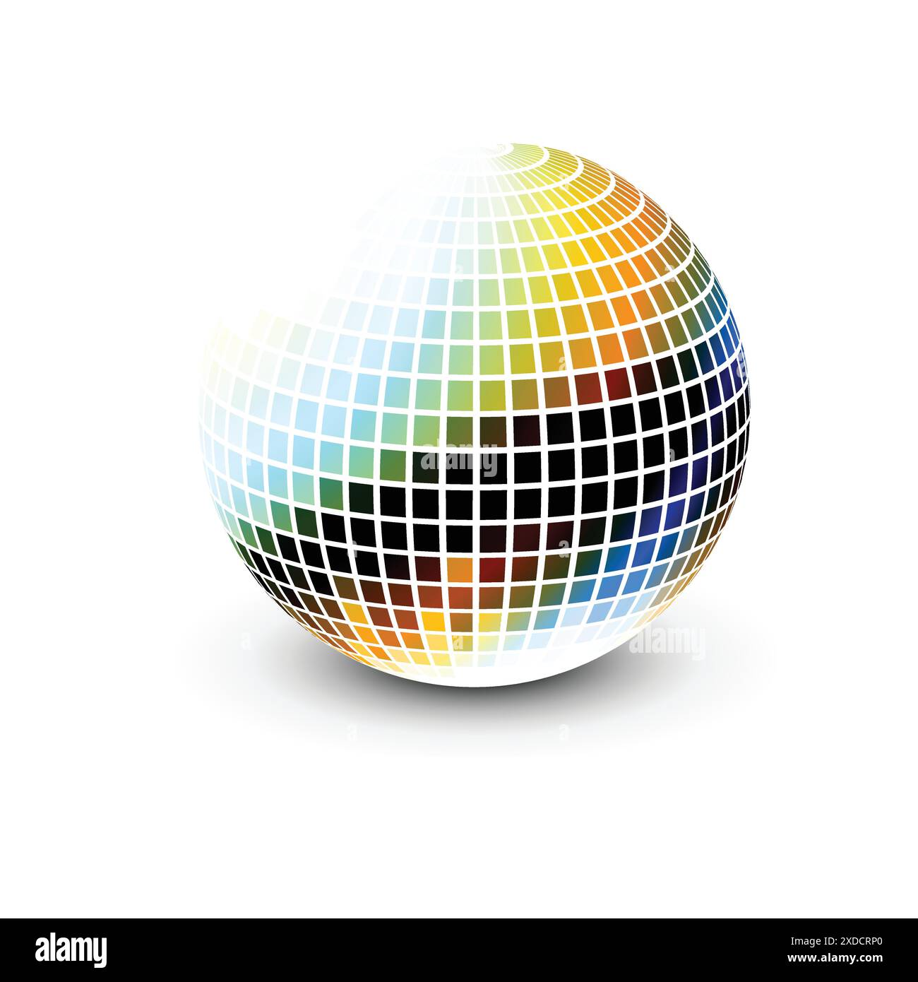 3d polygon mesh sphere Stock Vector Images - Alamy