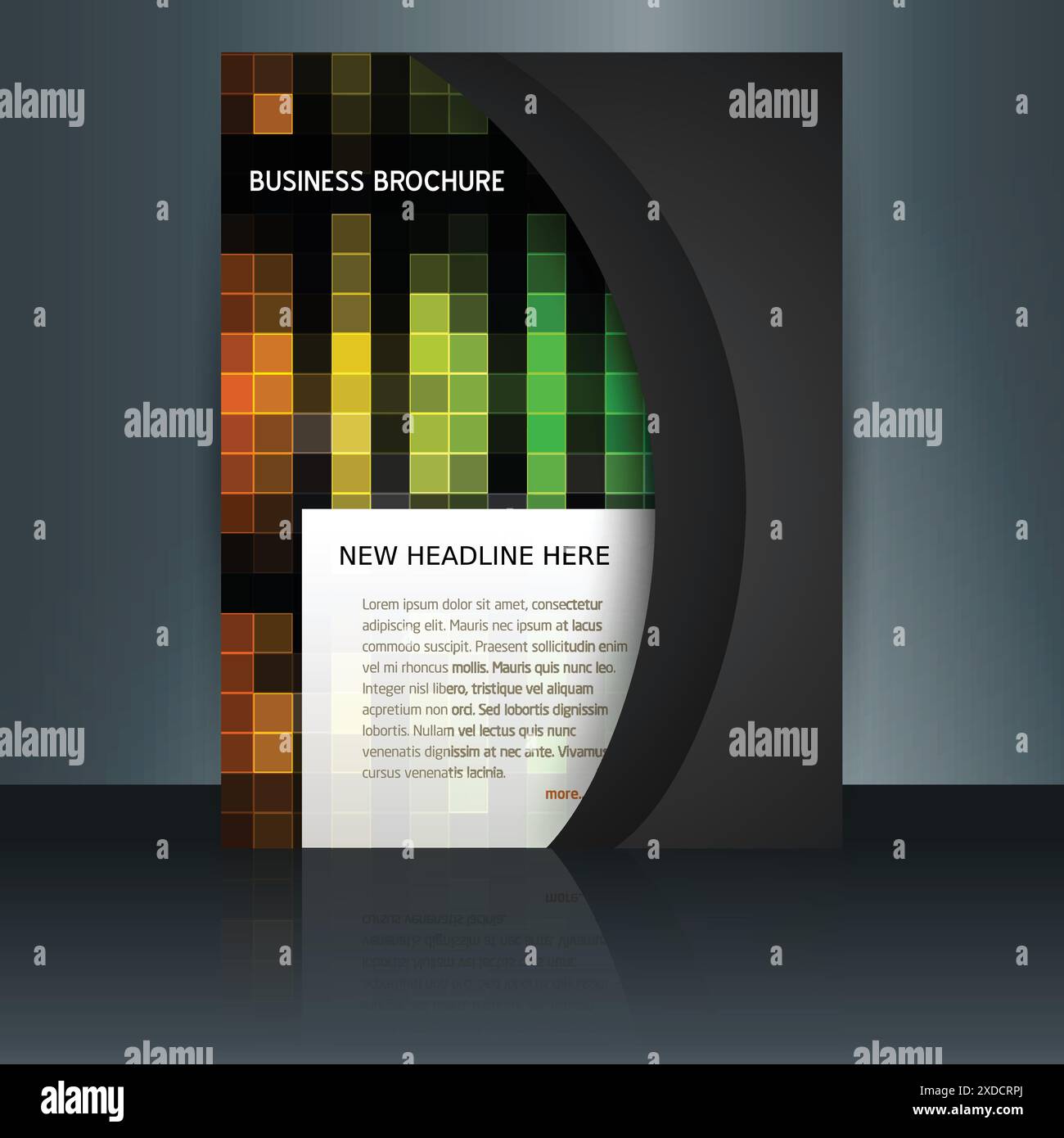 colors squares business brochure Stock Vector Image & Art - Alamy