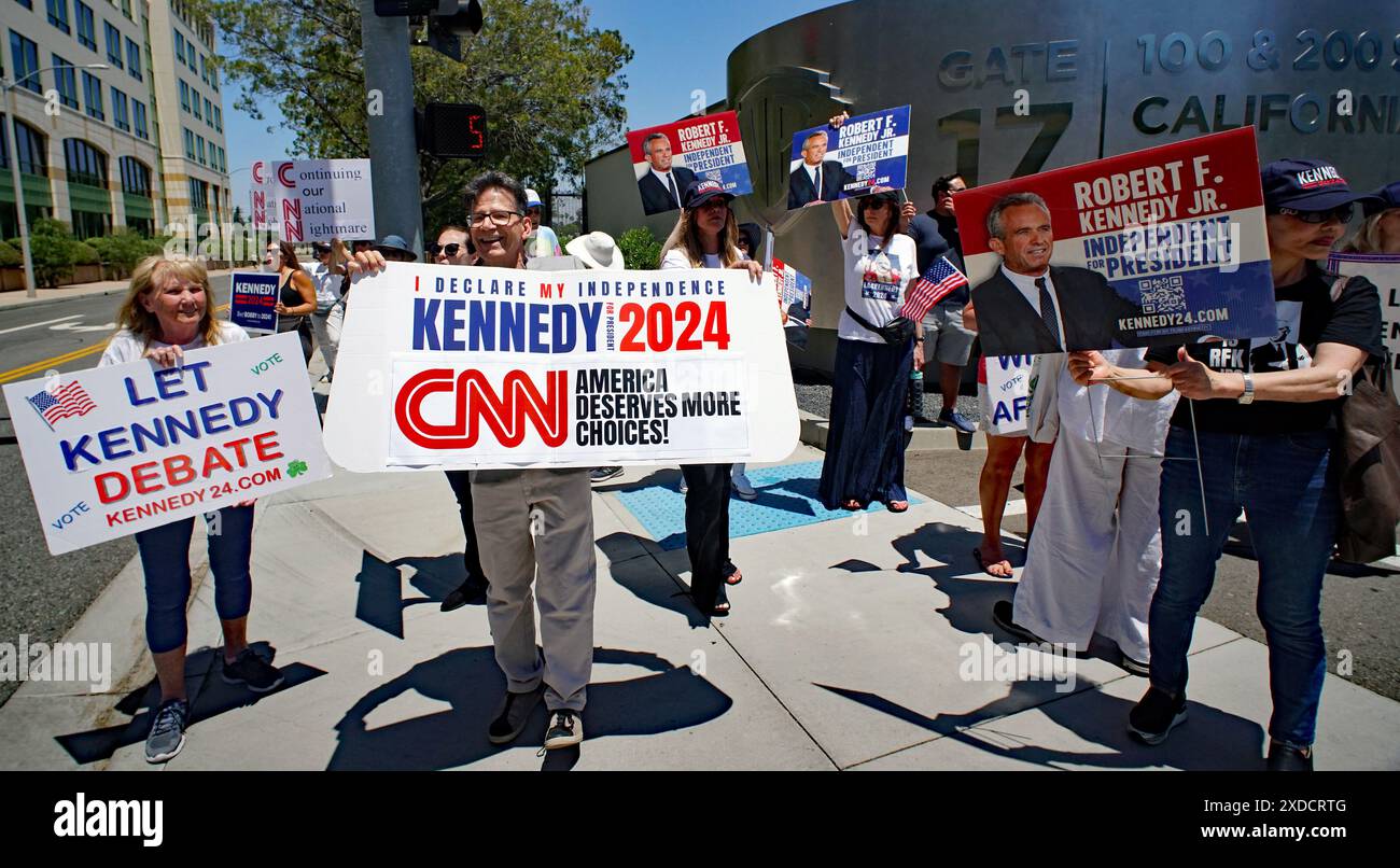 June 21 2024, Los Angeles, California. Peaceful Protest On Robert ...