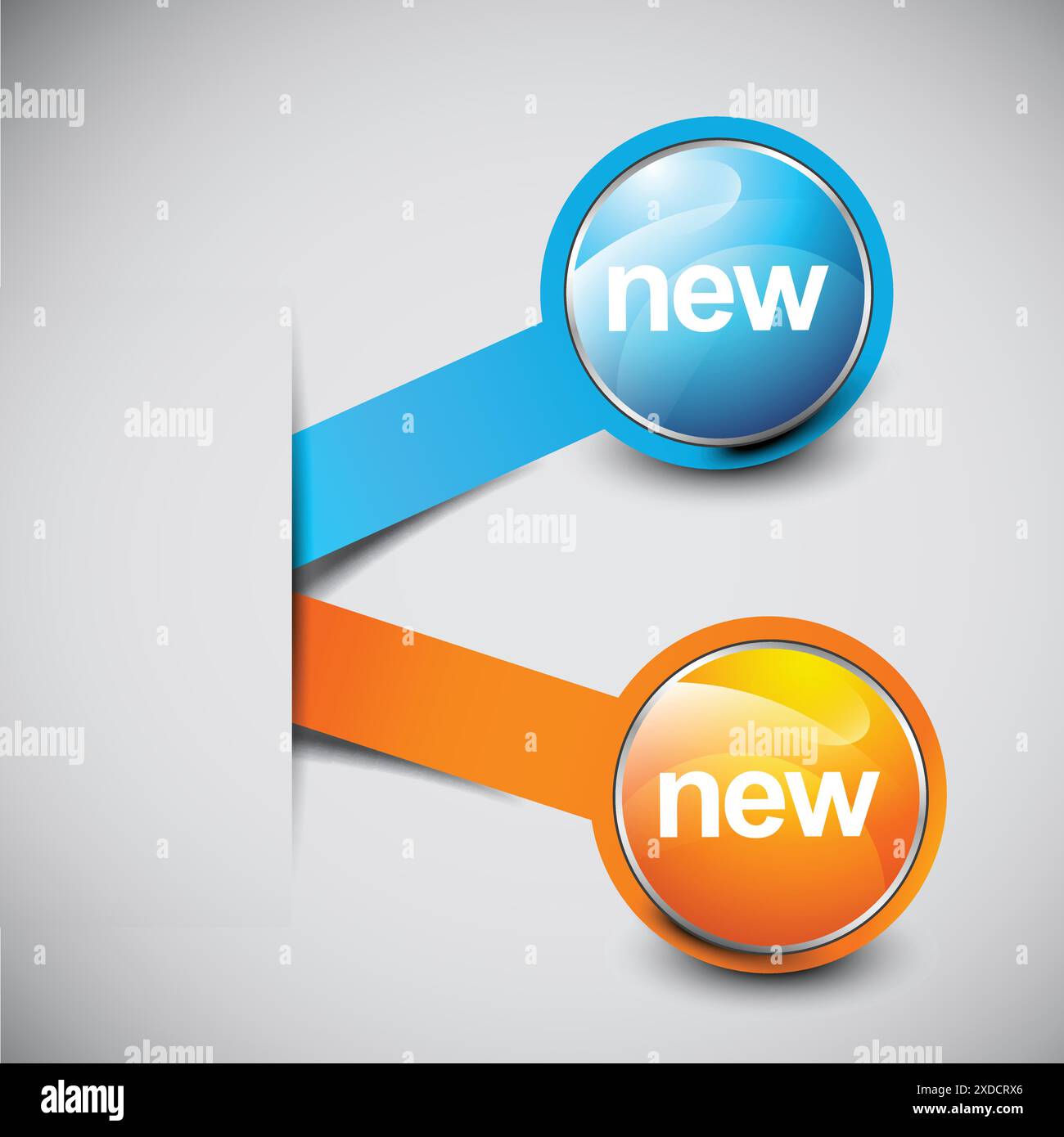 colorful new labels vector design illustration Stock Vector Image & Art ...