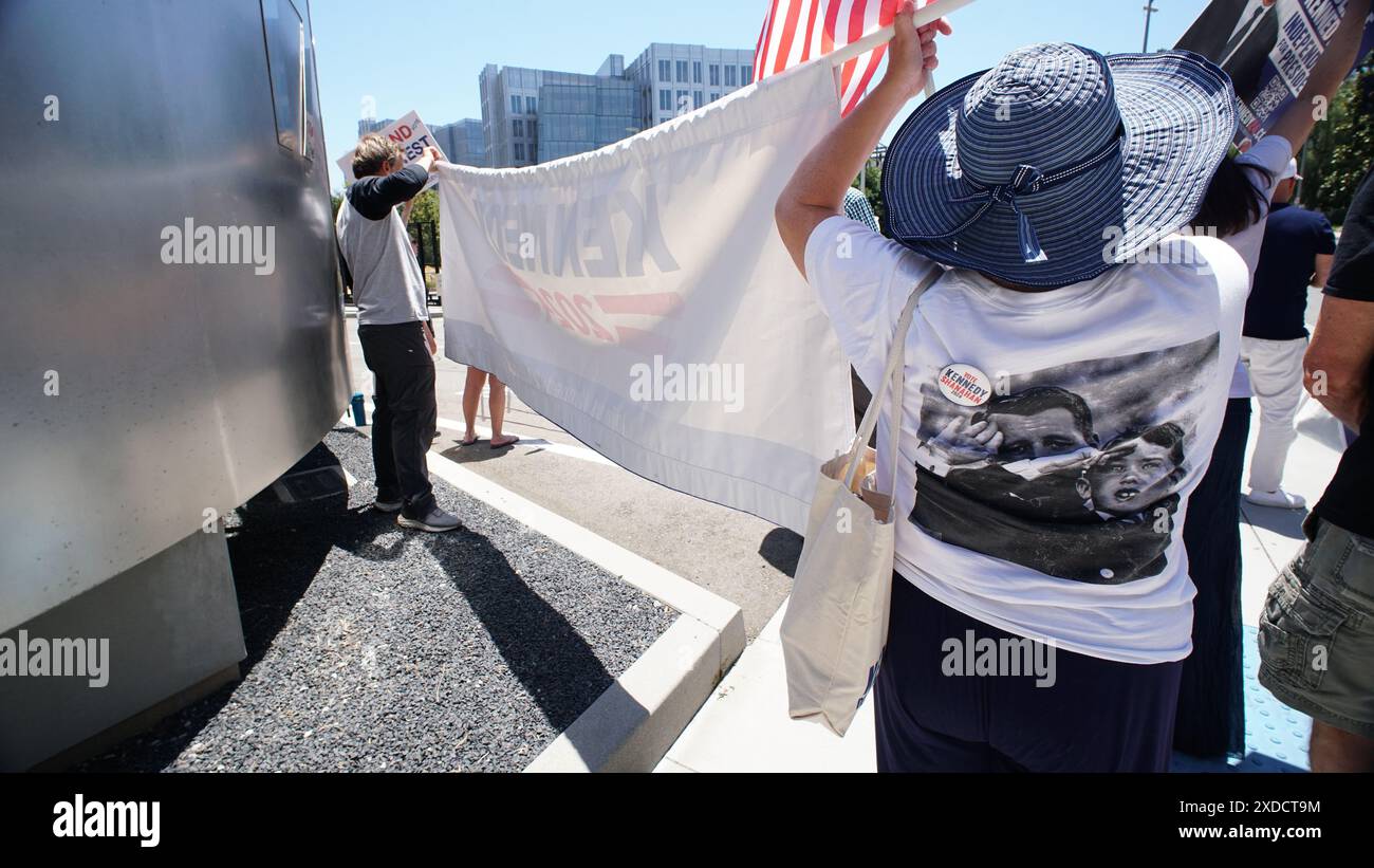 June 21 2024, Los Angeles, California. Peaceful Protest On Robert ...