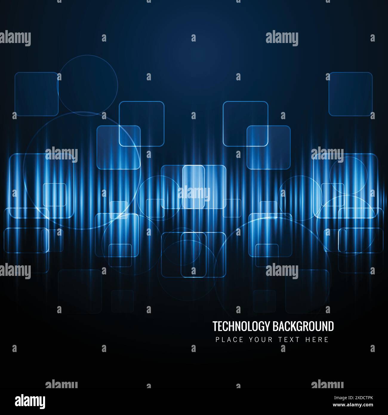 blue technology background vector design illustration Stock Vector ...